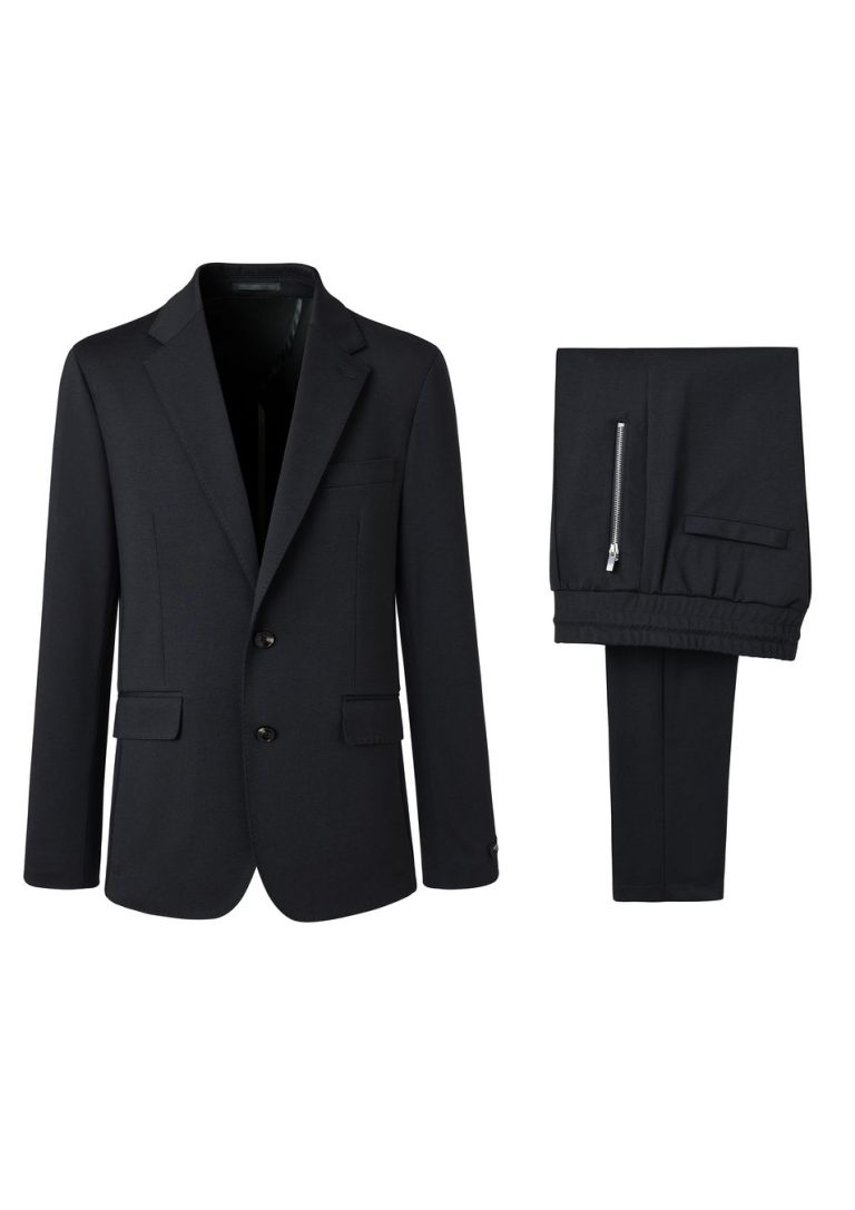 Single Breasted Flat Pocket Suit With Zip Pocket Trouser – Moncrief